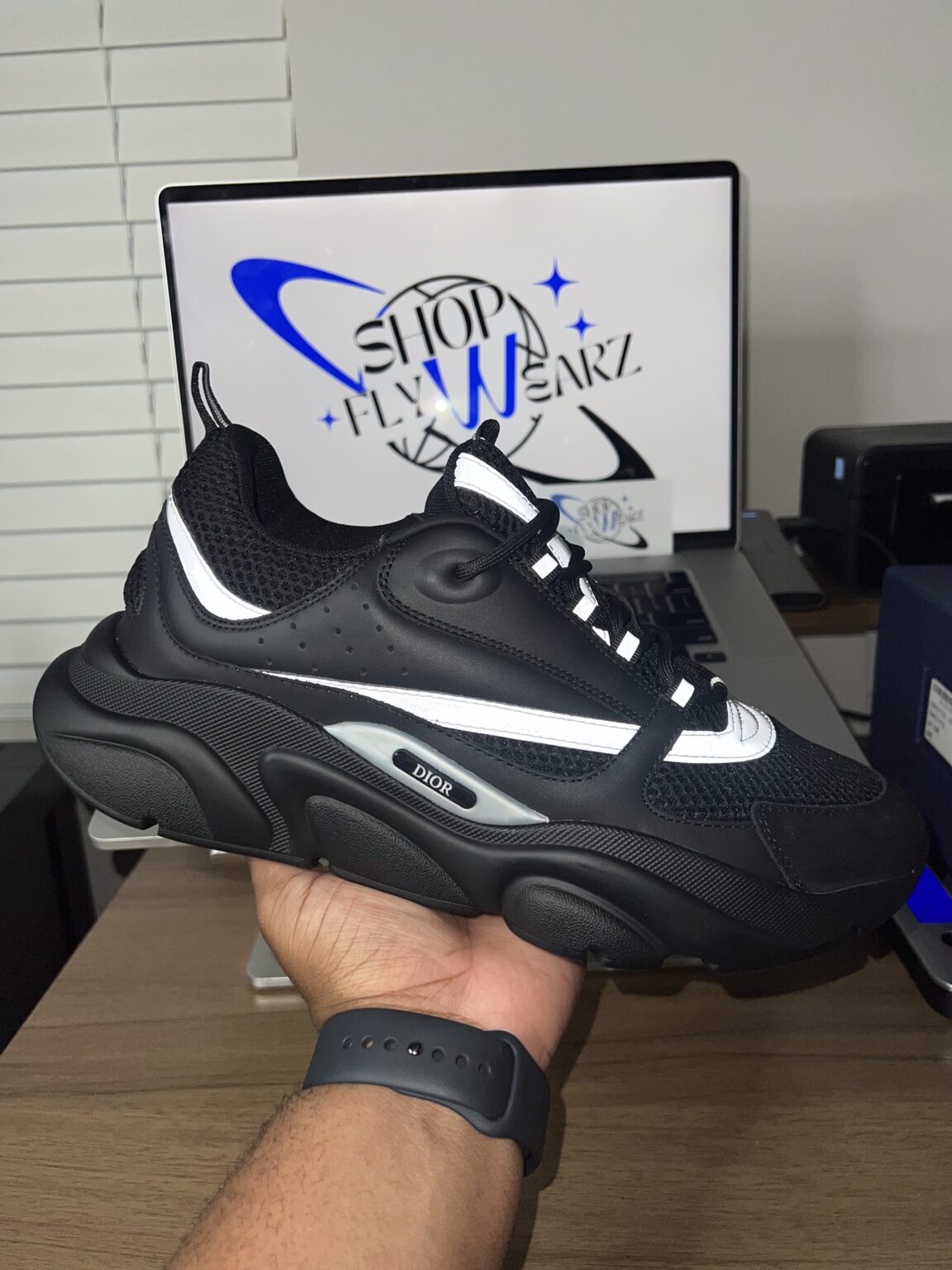 DIOR - B22 BLACK REFLECTIVE : ShopFlyWearz