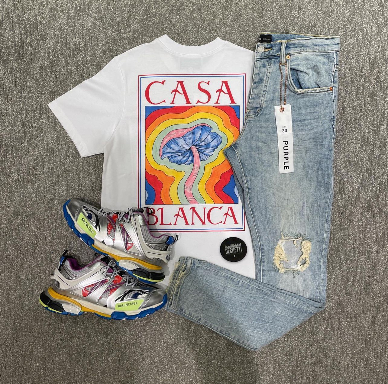 CASA BLANCA X PURPLE X BALENCI - SET : ShopFlyWearz
