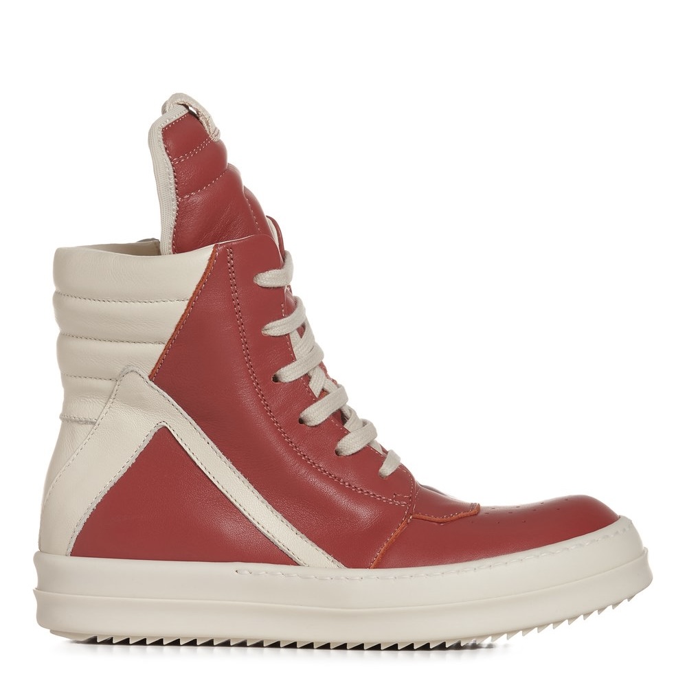 RICK OWENS GEOBASKET - RED : ShopFlyWearz